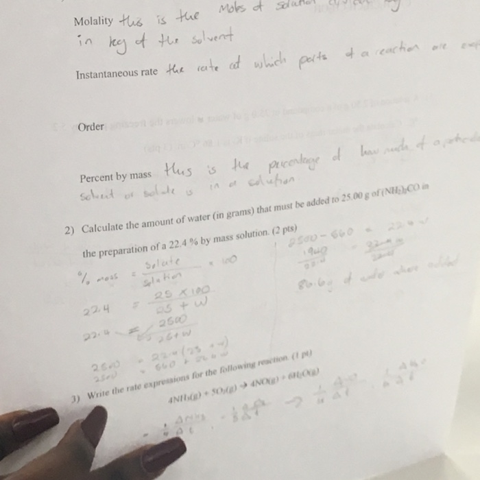 Solved Calculate the amount of water (in grams) that must he | Chegg.com