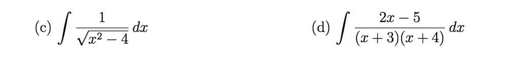 Solved Evaluate integrals integral 1/Squareroot x^2 - 4 dx | Chegg.com