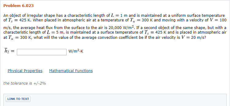 Solved Problem 6.023 An object of irregular shape has a | Chegg.com