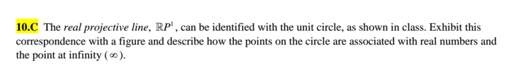 Solved The real projective line, RP^1, can be identified | Chegg.com