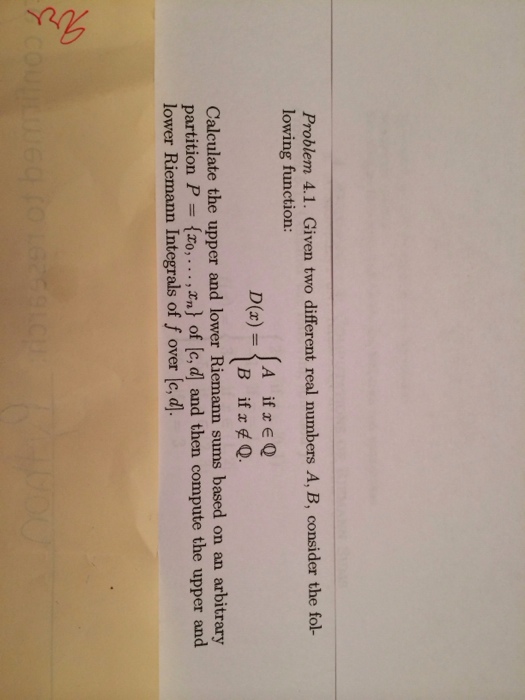 Solved Problem 41. Given two different real numbers A, B, | Chegg.com