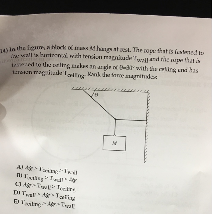 Solved 14- Need help with basic physics question. | Chegg.com