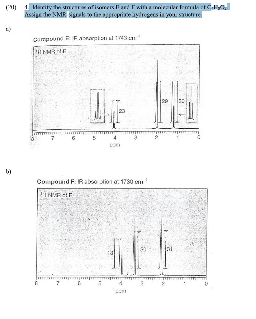 C4h8o2 Isomers Nmr