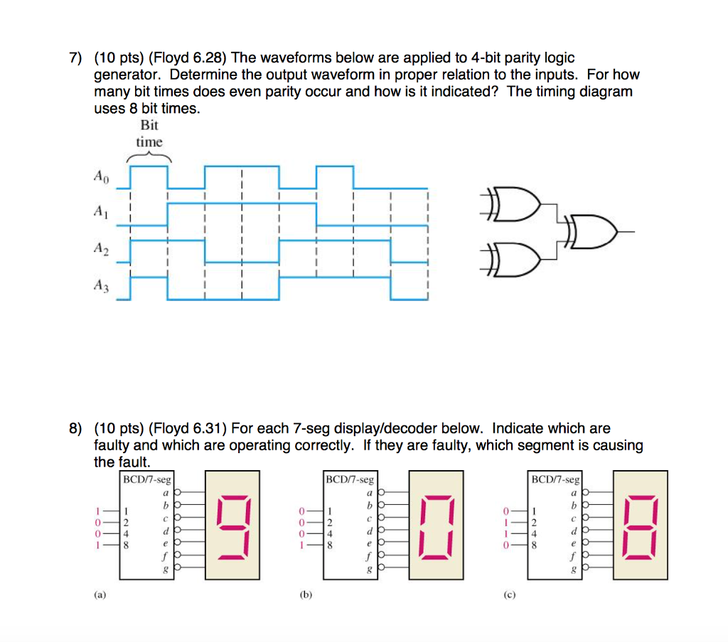 Solved 5) (10 pts) (Floyd 6.25) If the data select inputs to | Chegg.com