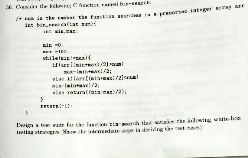 Solved 56. Consider the following C function named | Chegg.com
