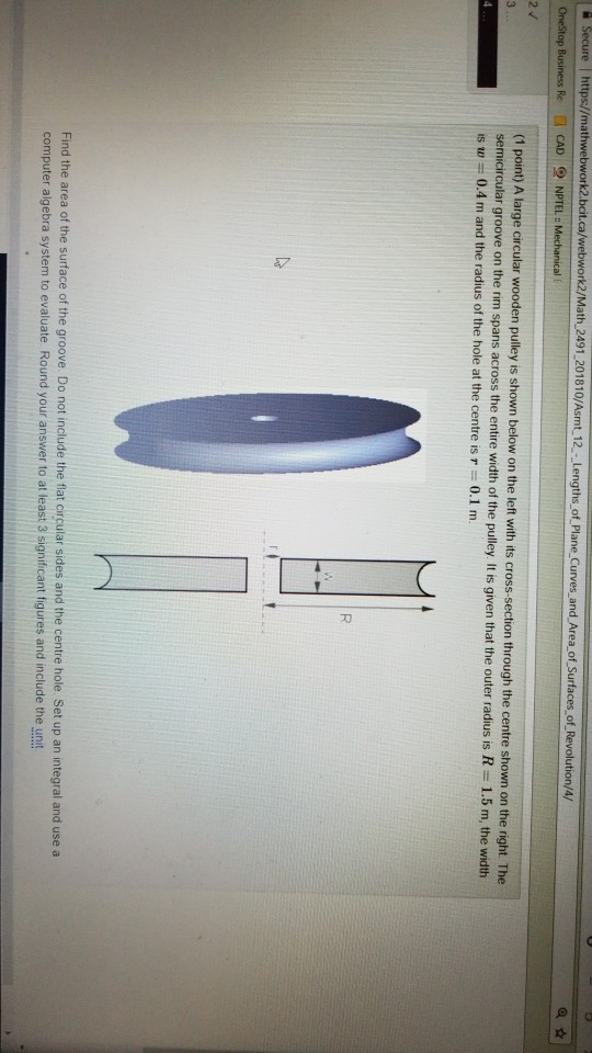 Solved ath 2491 201810/Asmt 12-Lengths of Plane Curves and | Chegg.com