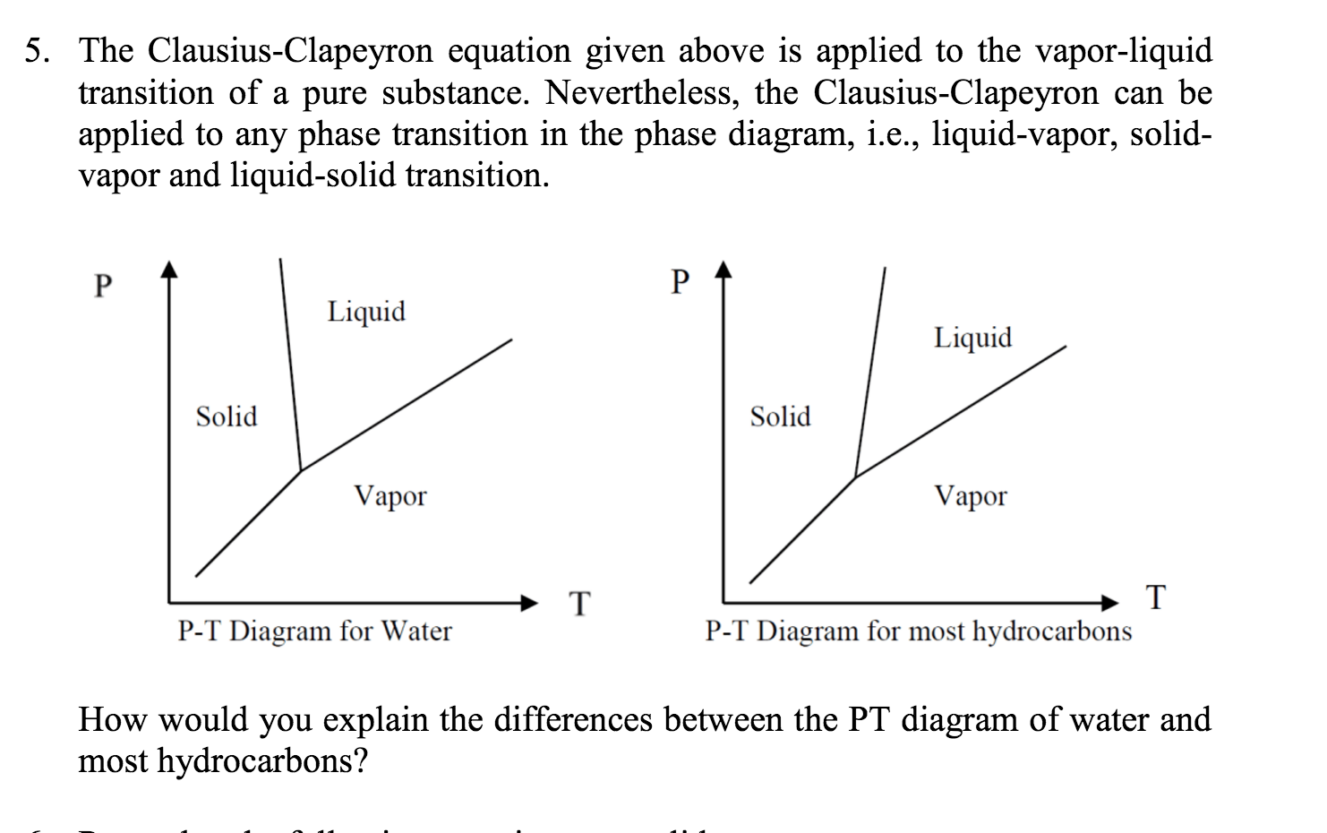Phase Change Diagram With Equations