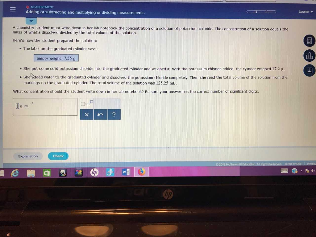 Solved O MEASUREMENT Adding or subtracting and multiplying | Chegg.com