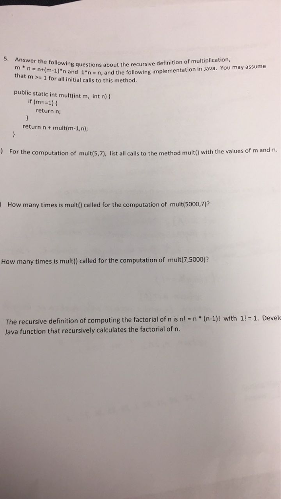 Solved ng questions about the recursive definition of | Chegg.com