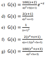 Solved 2. Find the inverse Laplace transforms of the | Chegg.com