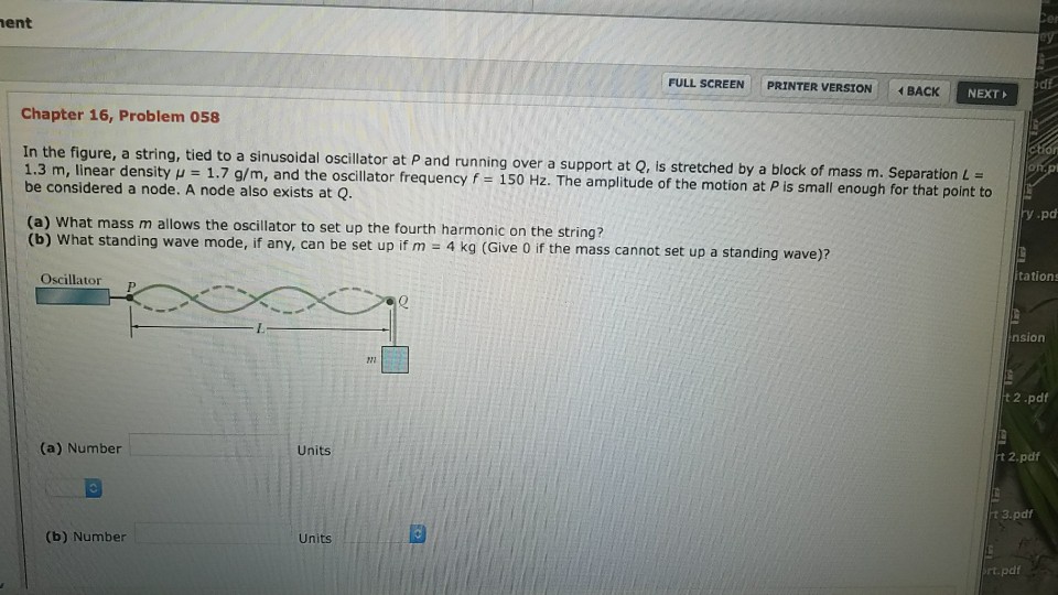 Solved er ent ey FULL SCREEN PRINTER VERSION BACK NEXT | Chegg.com