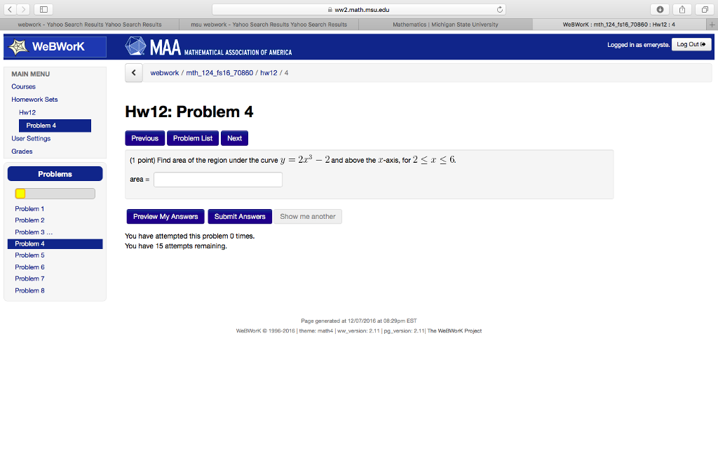 Solved ww2.math.msu.edu Mathematics I Michigan State | Chegg.com
