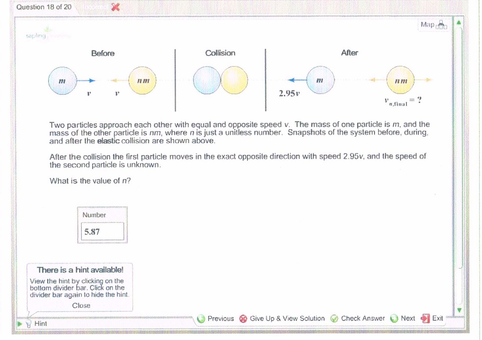 Solved Two particles approach each other with equal and | Chegg.com