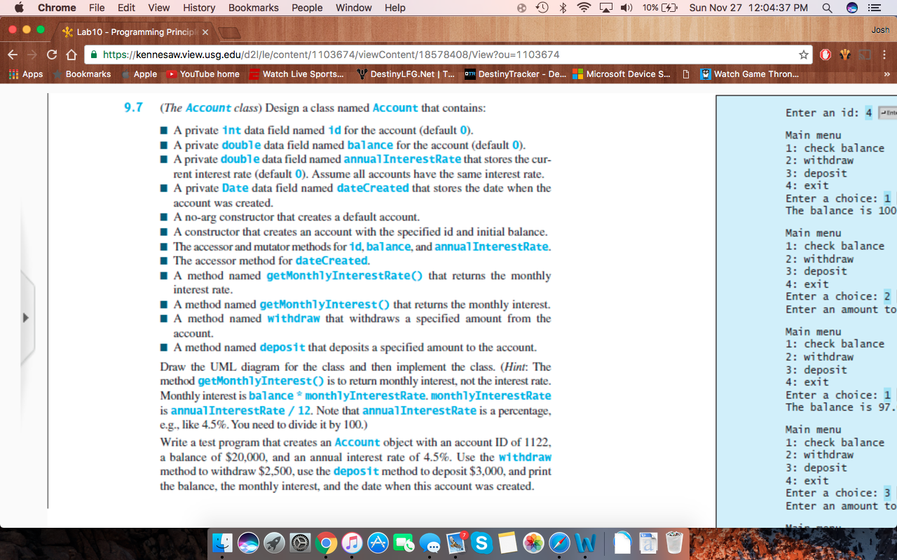 Solved Chrome File Edit View History Bookmarks People Window | Chegg.com