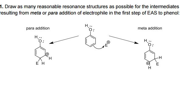 Solved 1. Draw as many reasonable resonance structures as | Chegg.com