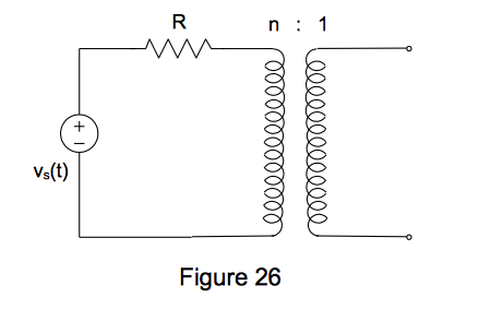 Solved In the circuit of Figure 26, R = 1 kohms and n = 2. | Chegg.com