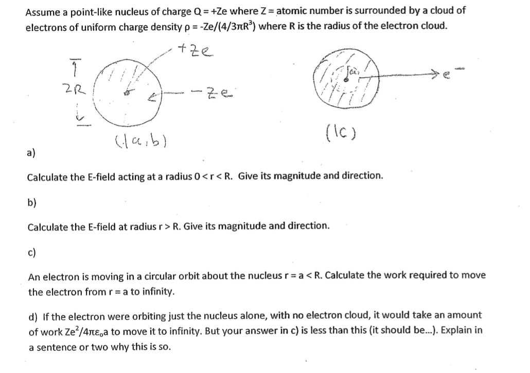 Solved How do you do this question? For part a, I got E = | Chegg.com