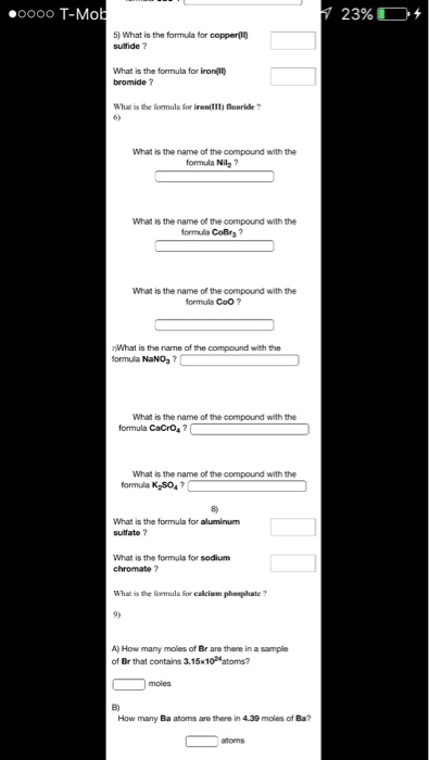 Solved What is the formula for copper(II) sulfide ? What is | Chegg.com