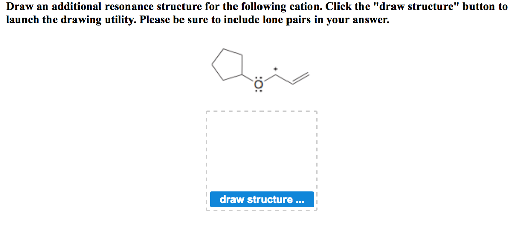 Solved Draw an additional resonance structure for the | Chegg.com