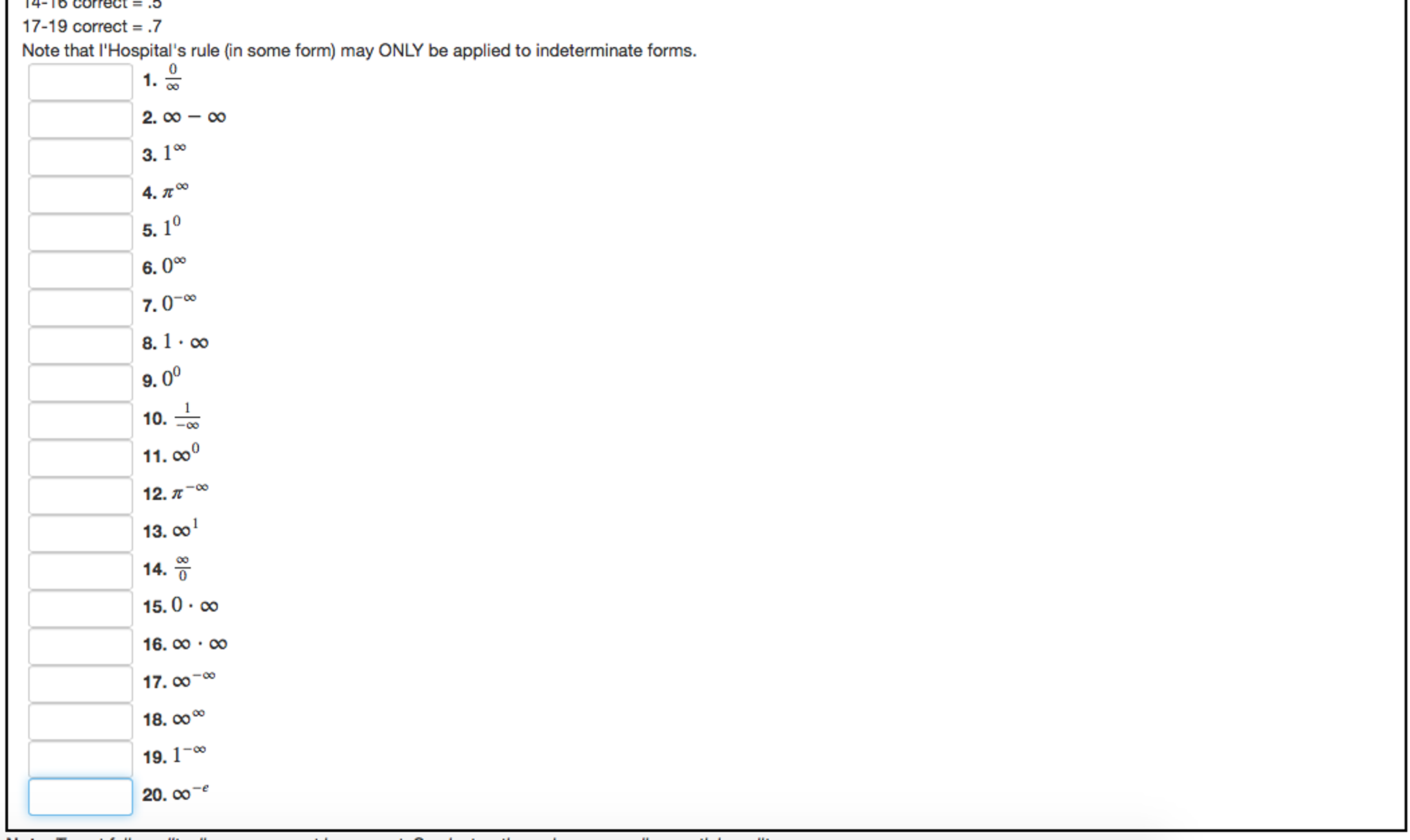 Solved For each of the following forms determine whether the | Chegg.com