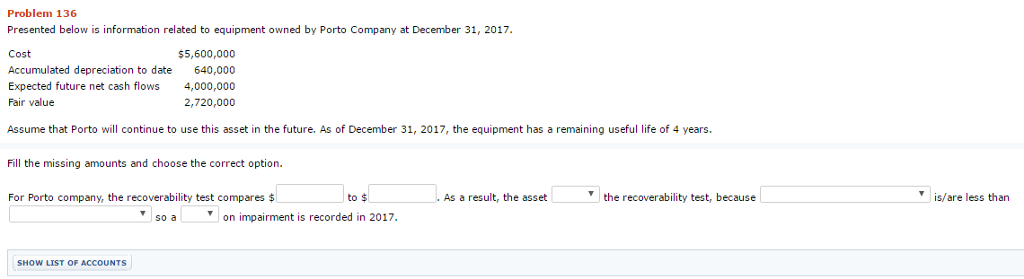 Solved Problem 136 Presented below is information related | Chegg.com