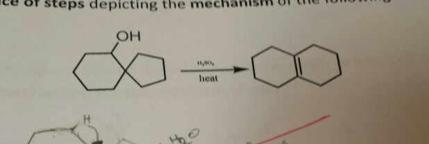 Solved write a sequence of steps depicting the mechanism of | Chegg.com