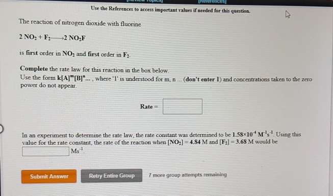 Solved Use the References to access important values if | Chegg.com