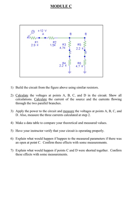 Solved Build the circuit from the figure above using | Chegg.com