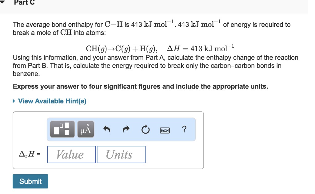 Solved Calculate the approximate enthalpy change, A,H, for | Chegg.com