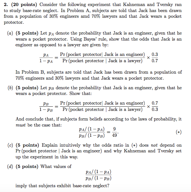 Solved Consider the following experiment that Kahneman and | Chegg.com Solved Consider the following experiment that Kahneman and | Chegg.com