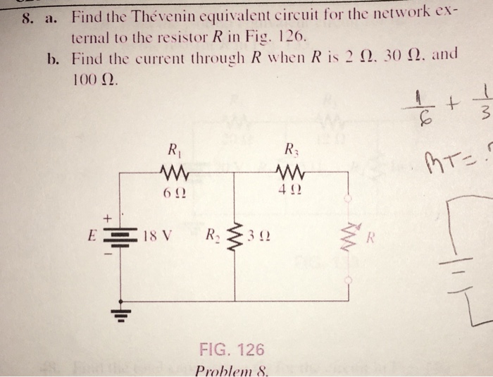 Solved Find the Thevenin equivalent circuit for the network | Chegg.com