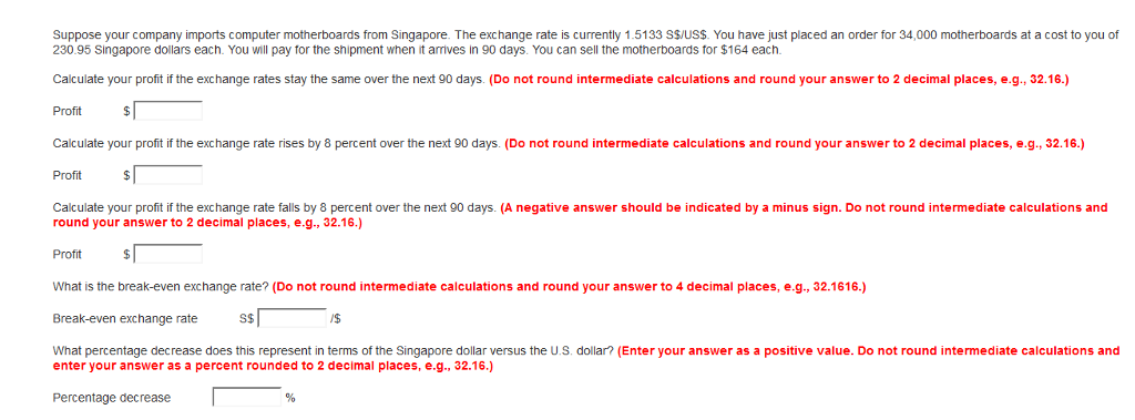Solved Suppose your company imports computer motherboards | Chegg.com
