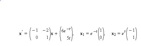 Solved Use the method of variation of parameters to find a | Chegg.com