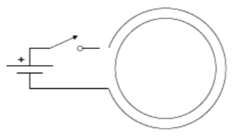Solved This drawing shows two loops of wire, one connected | Chegg.com