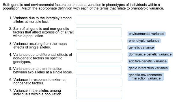 Solved Both genetic and environmental factors contribute to | Chegg.com