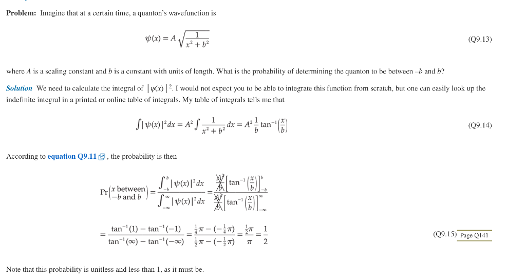 Solved Suppose A Quantons Wavefunction At A Given Time Is 8461