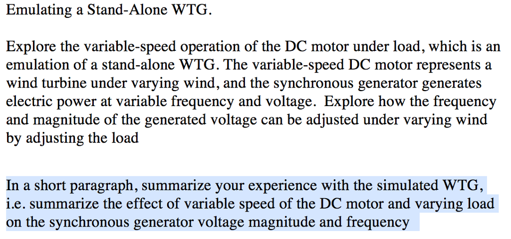 Solved Emulating a Stand-Alone WTOG Explore the | Chegg.com