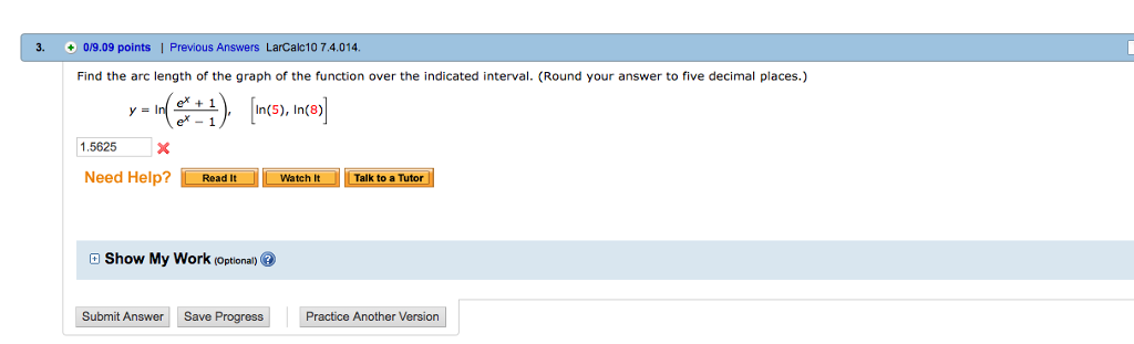 Solved Find the arc length of the graph of the function over | Chegg.com