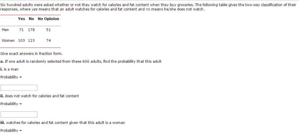 Solved Six hundred adults were asked whether or not they | Chegg.com