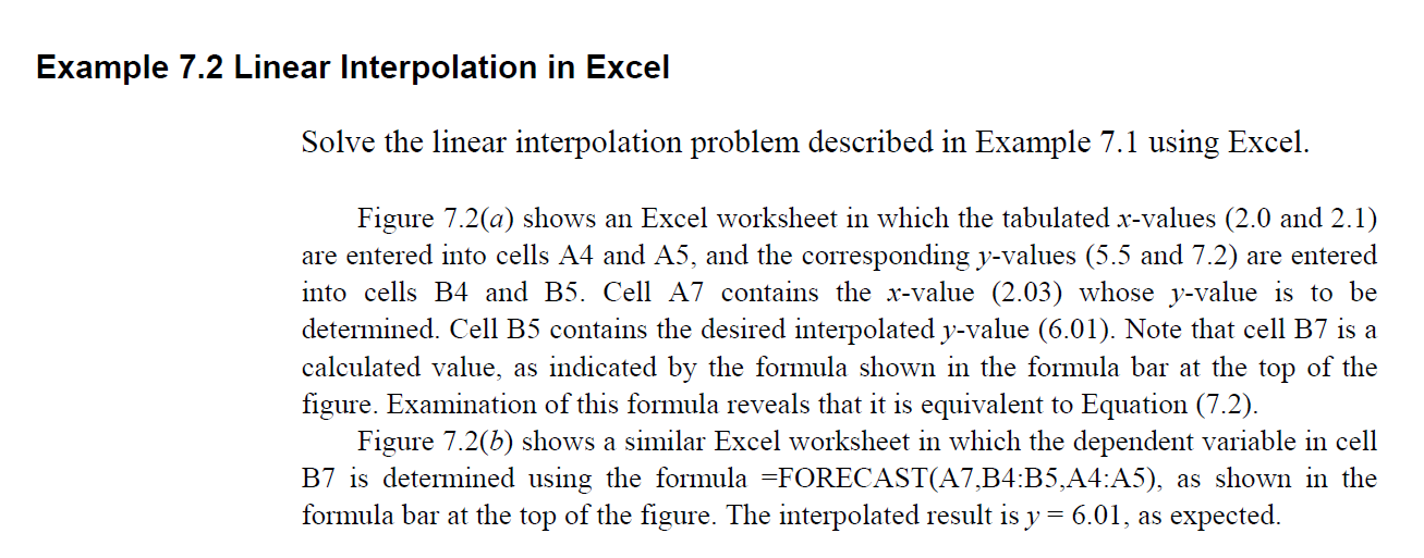 Solved From Spreadsheet Tools For Engineers Us I N G Excel®