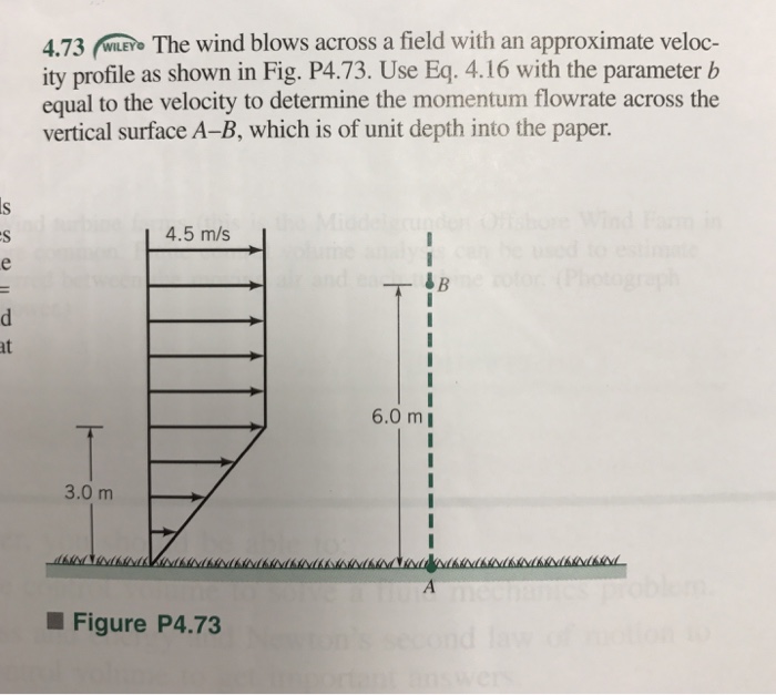 Solved The wind blows across a field with an approximate | Chegg.com