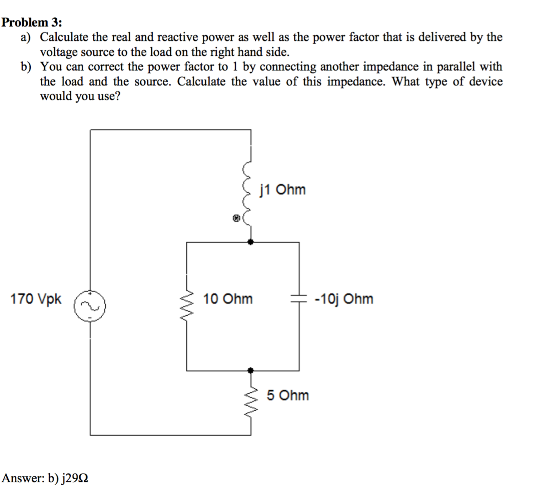 Solved Calculate the real and reactive power as well as the | Chegg.com