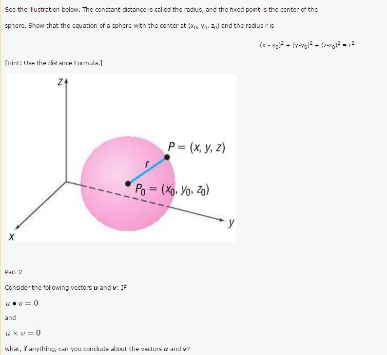 Solved See the illustration below. The constant distance is | Chegg.com