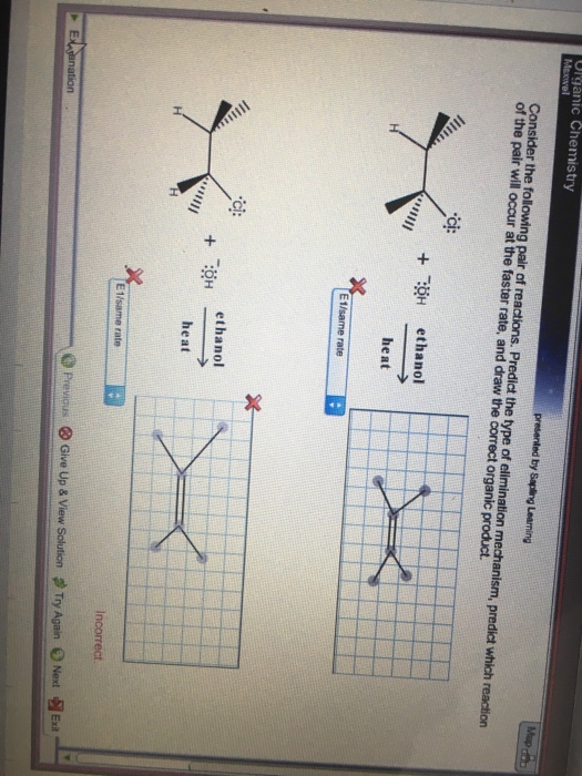 Solved Consider the following pair of reactions. Predict the | Chegg.com
