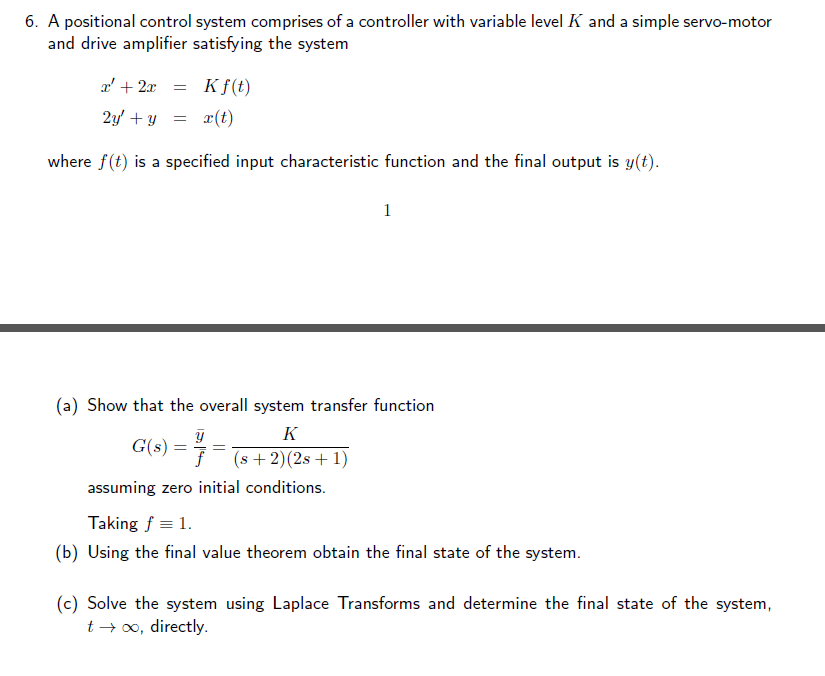 Solved using the laplace transform table | Chegg.com