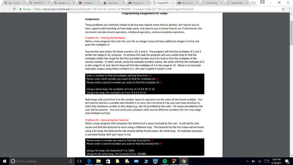 Solved Program C Secure I mycoul es.msstate.edu/ https | Chegg.com