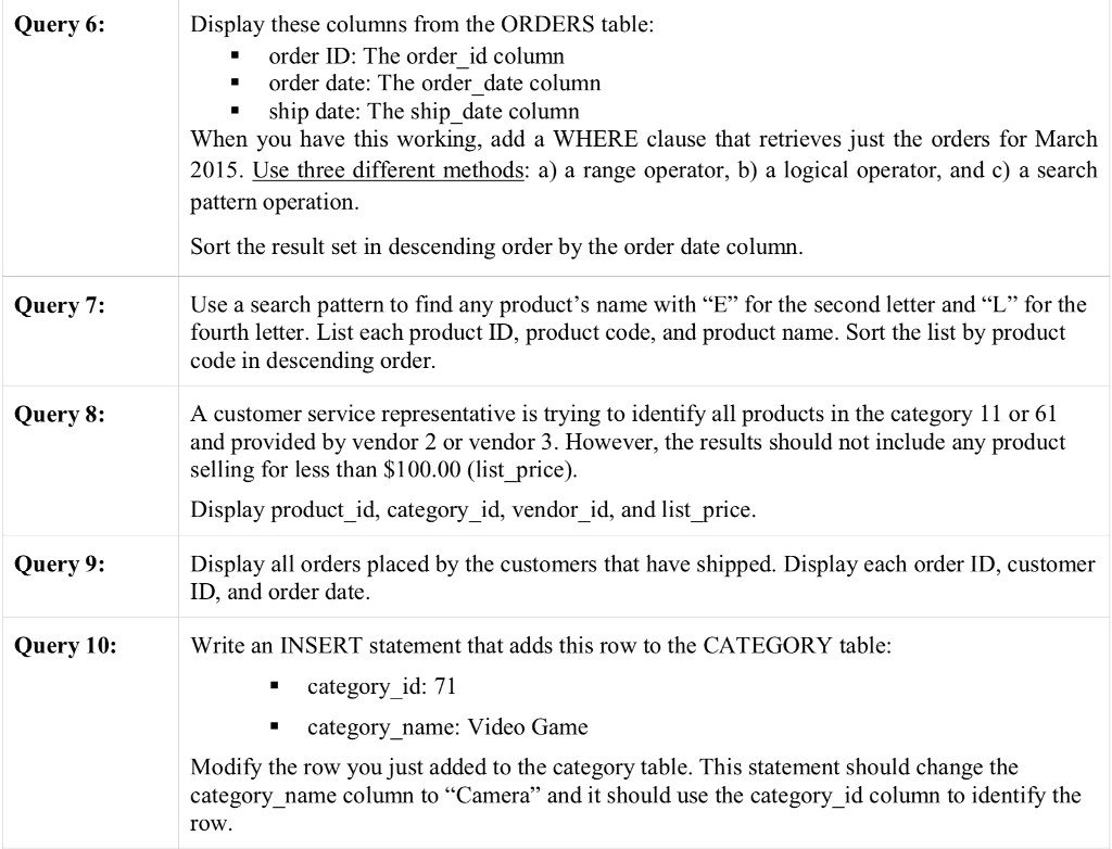 Solved These are some MySQL questions. I was wondering if | Chegg.com