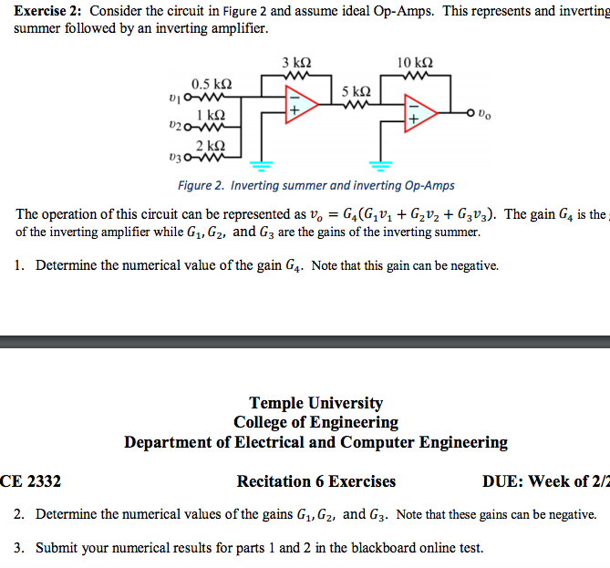 Solved Consider the circuit in Figure 2 and assume ideal | Chegg.com