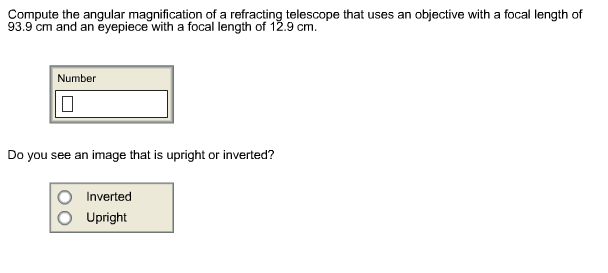 Solved Compute the angular magnification of a refracting | Chegg.com