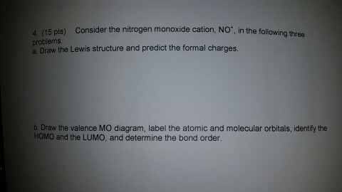Solved nitrogen monoxide | Chegg.com